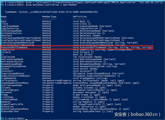 【技术分享】基于COM对象MMC20.Application的横向运动-安全KER - 安全资讯平台